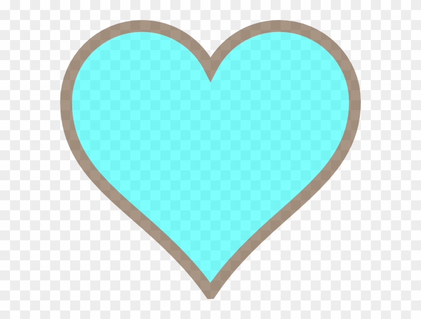 Turquoise Heart - Full Size PNG Clipart Images Download