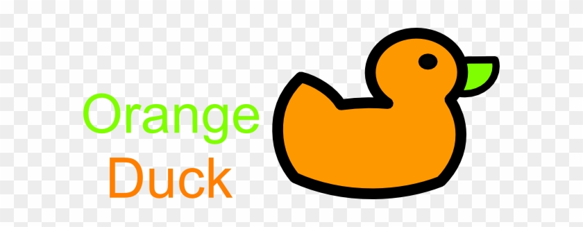 Orange Duck Clip Art - Full Size PNG Clipart Images Download