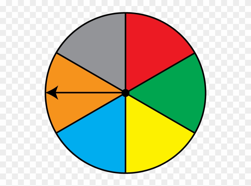 Math Clip Art Spinner 6 Sections Result - Game Spinner No Background ...