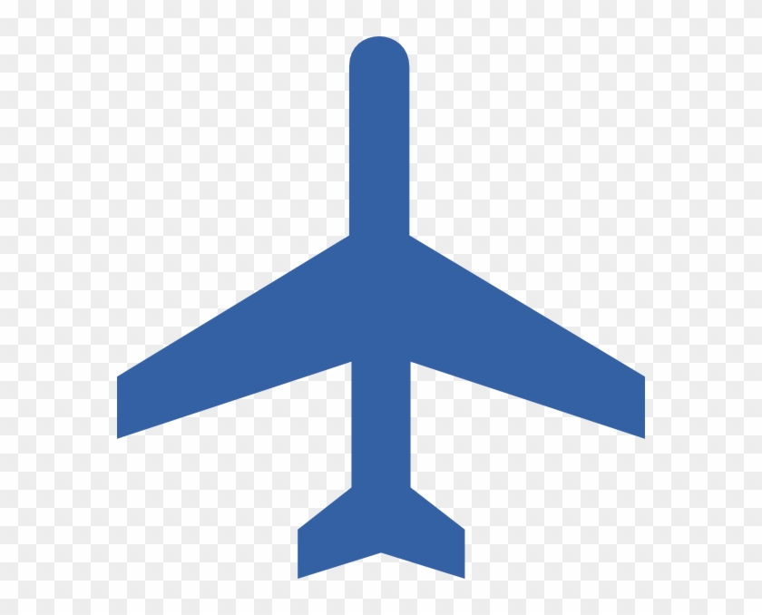 Blue Plane 3 Clip Art At Clker - International Airport Symbols - Full ...