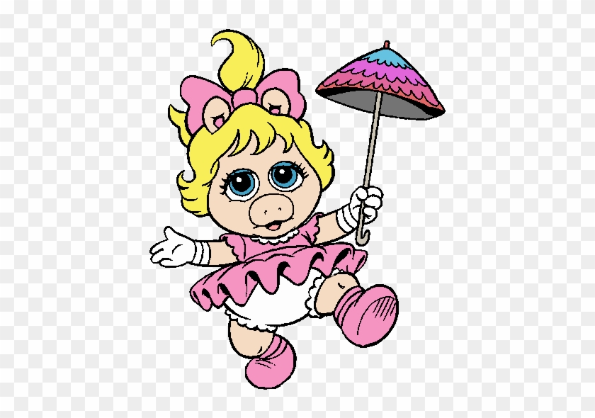Baby Miss Piggy - Muppet Babies Miss Piggy - Full Size PNG Clipart ...