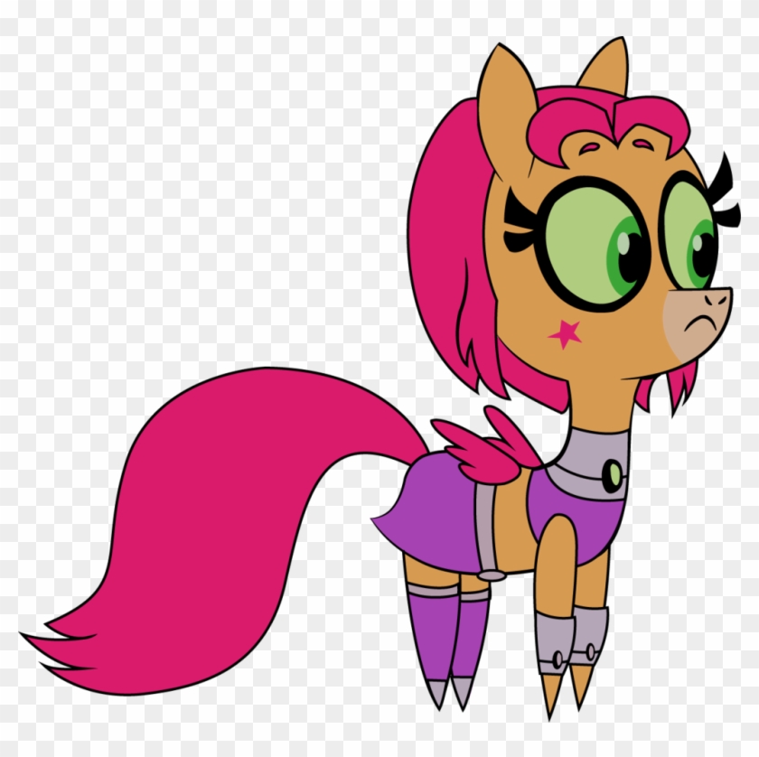 Teen Titans Go Starfire Pony - Full Size PNG Clipart Images Download