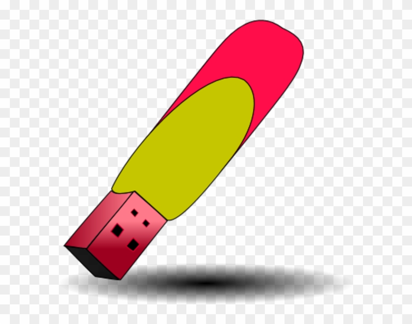 Usb Flash Drive Memory Stick Vector Clip Art - Usb Flash Drive - Full ...