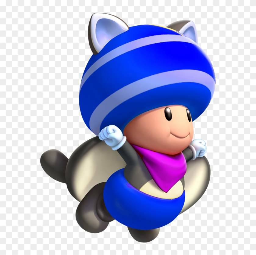 Blue Flying Toad - Super Mario Bros Flying Squirrel - Full Size PNG ...