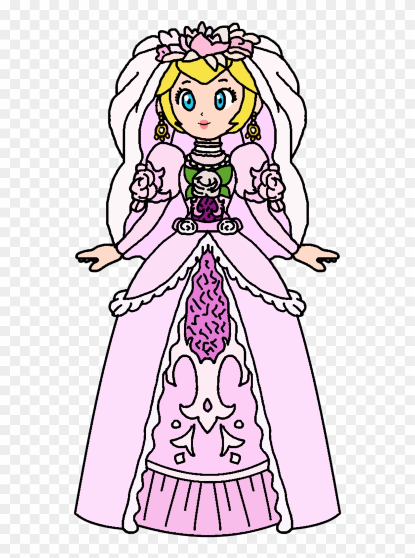 Usagi By Katlime - Princess Peach Dress Ripped - Full Size PNG Clipart ...