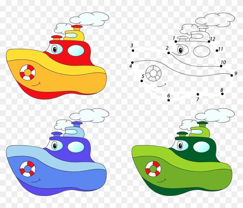 Cartoon Ship Illustration - Cartoon Ship Illustration - Free ...