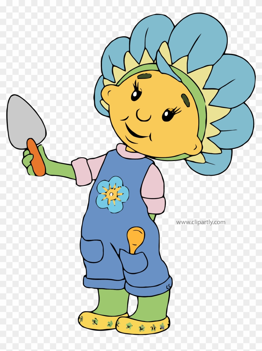 Fifi Shovel The Flowertots Clipart - Fifi Shovel The Flowertots Clipart ...