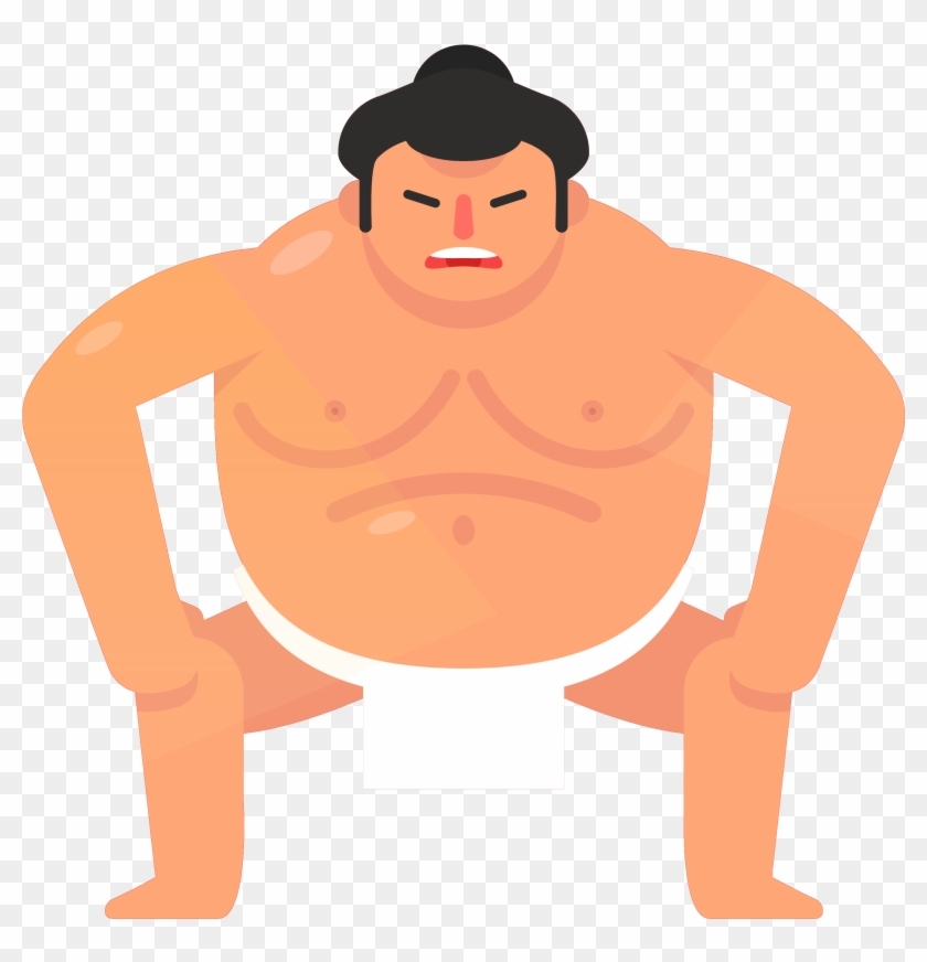 Sumo Wrestling Cartoon Clip Art - Sumo Wrestler Png - Full Size PNG ...