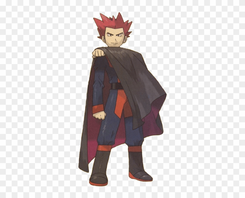 #firered Leafgreen Lance From The Official Artwork - Pokemon Lance ...