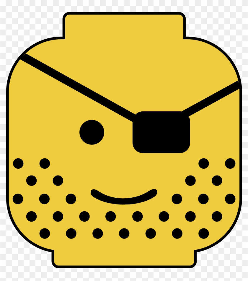 Pirate Lego Head Free Printable - Lego Minifigures Face Printable ...