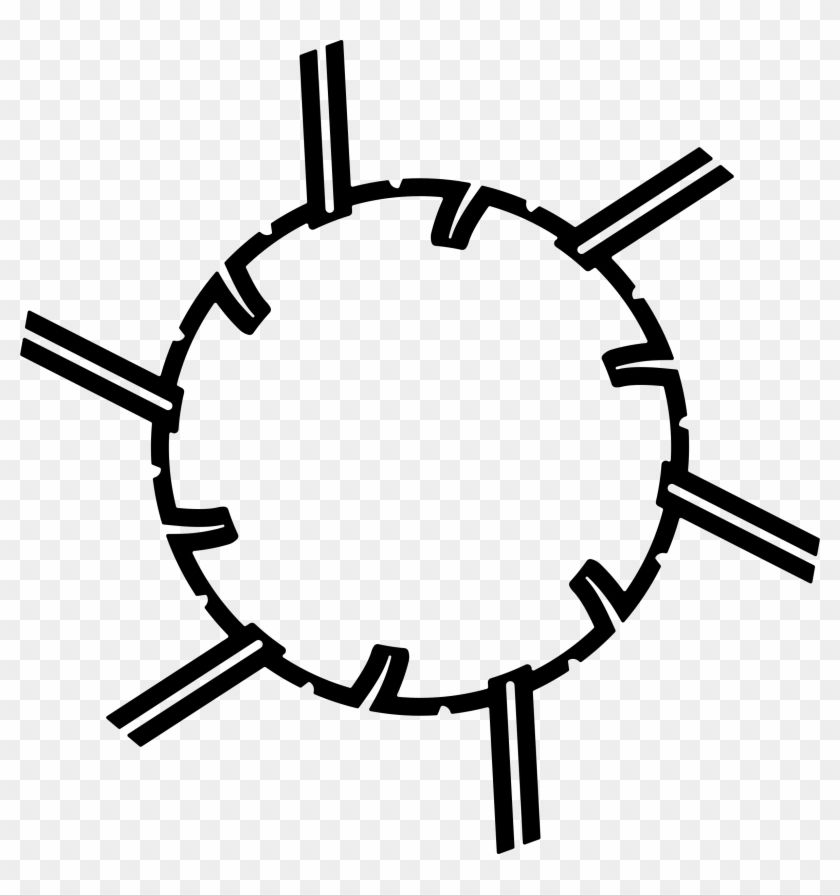Big Image - Spiked Circle Png - Full Size PNG Clipart Images Download