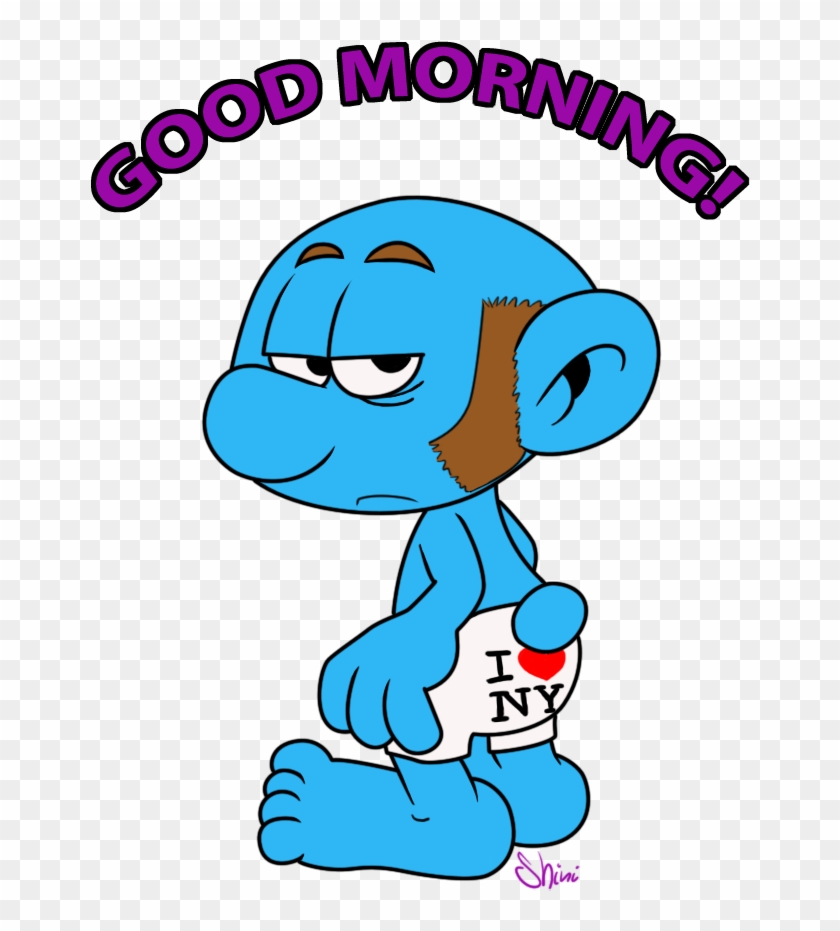 Good Morning, Gutsy By Shini-smurf - The Smurfs - Full Size PNG Clipart ...