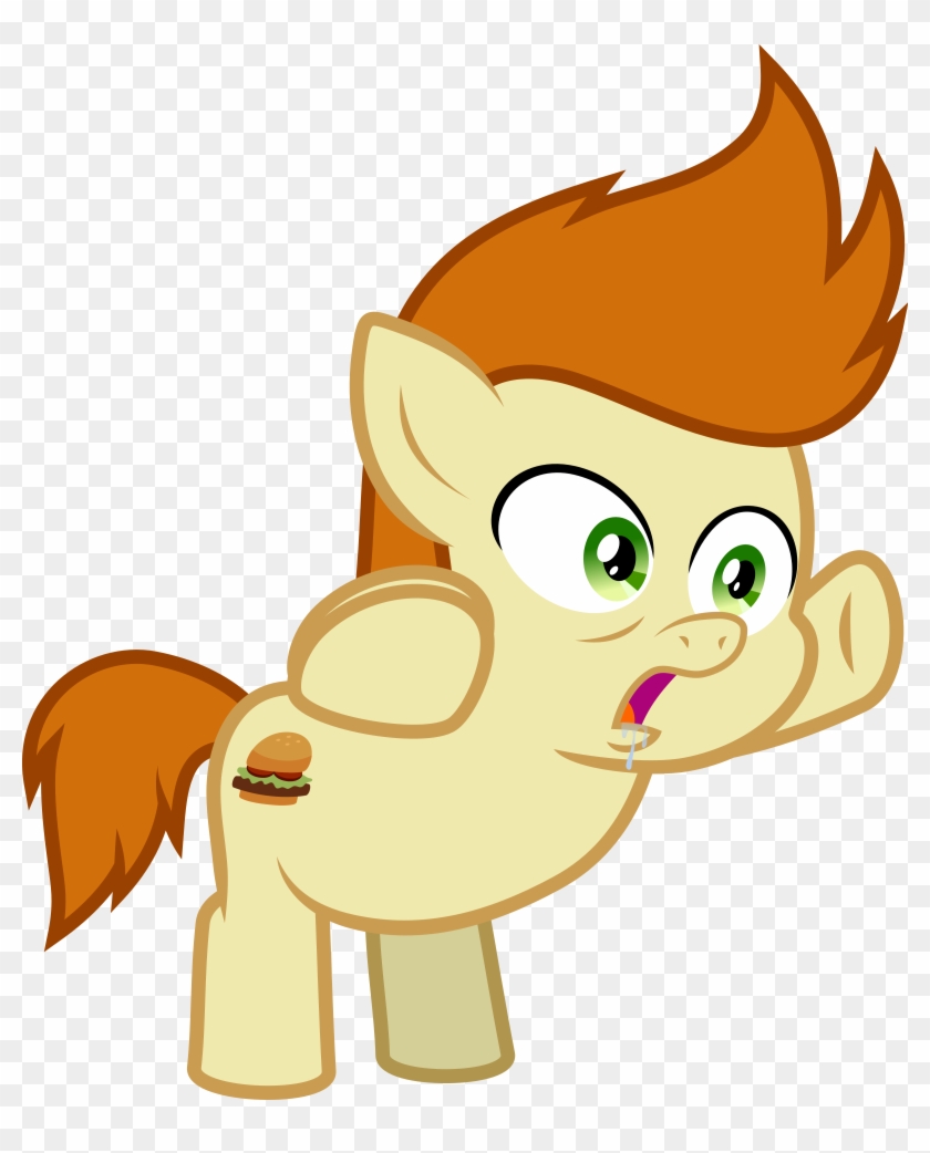 Burger Colt Drooling By Jeatz-axl - My Little Pony Burger - Full Size ...
