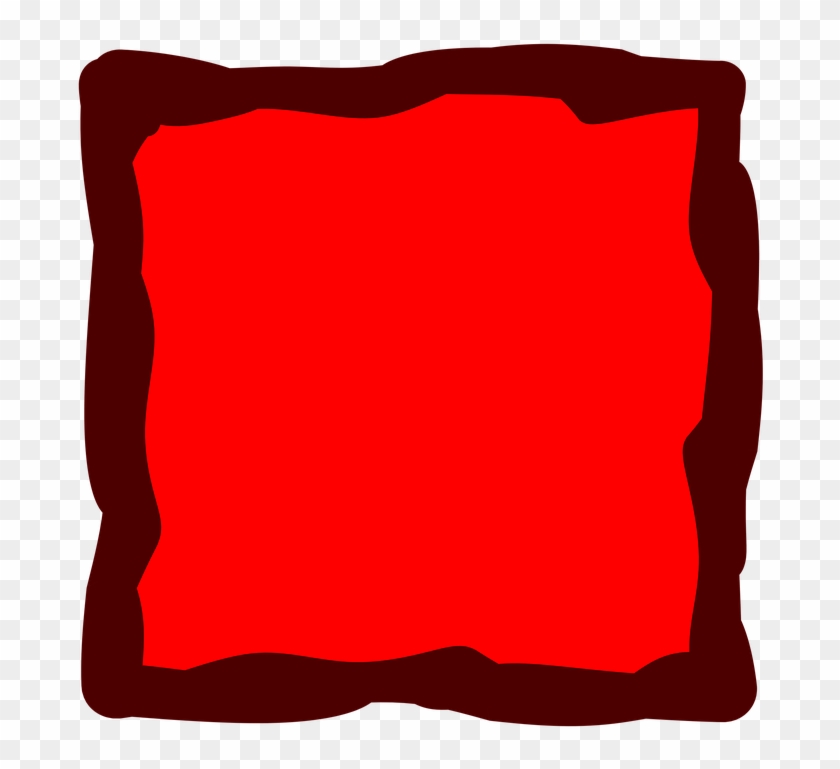 Red Square Clipart Photo Frame - Red Square Frame Png - Full Size PNG ...