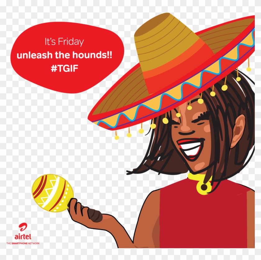 Airtel Kenya On Twitter - Cartoon - Full Size PNG Clipart Images Download