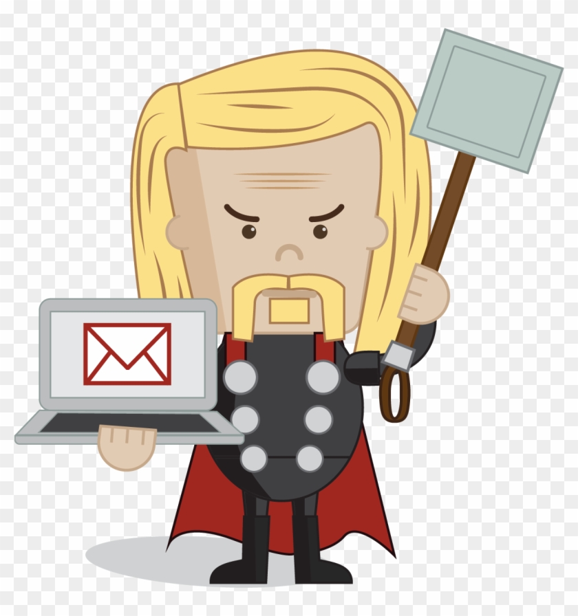 Avengers Characters Thor - Cartoon - Free Transparent PNG Clipart ...