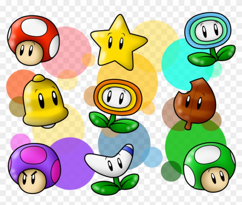 Random Mario's Power-ups 1 By Superlakitu On Deviantart - Mario Series ...