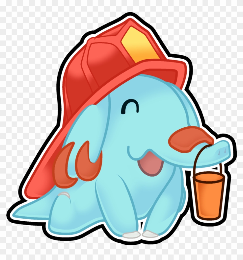Phanpy Halloween Sticker By The Blue Pangolin - Sticker Pokemon ...