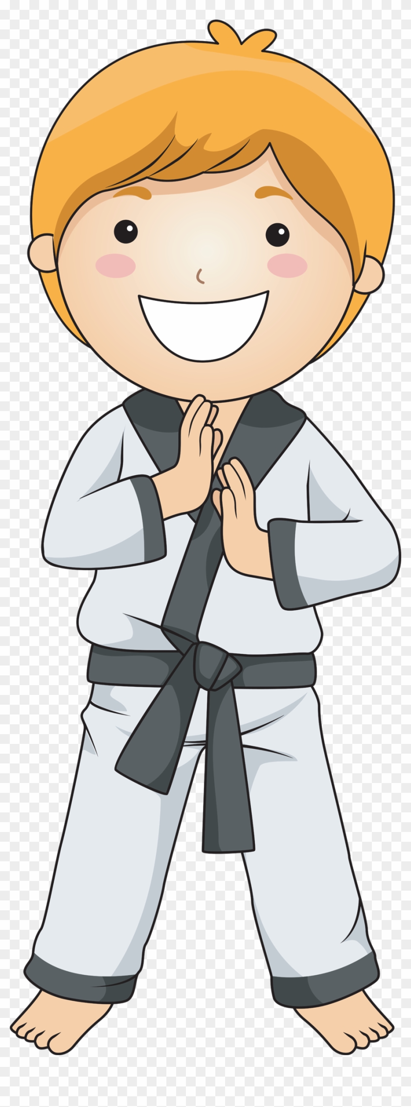 Taekwondo Clip Art Boys - Full Size PNG Clipart Images Download