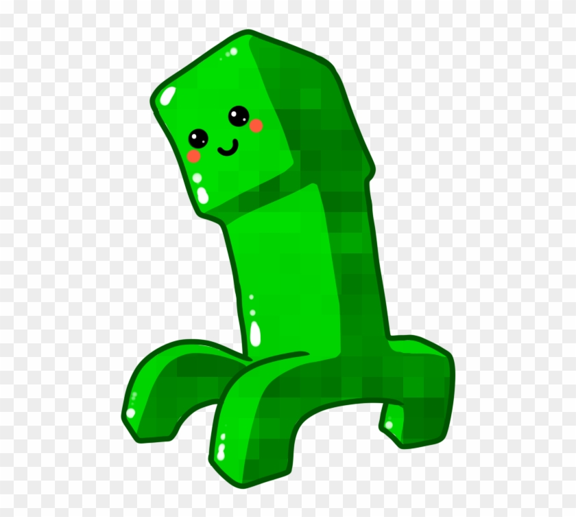 Chibi Creeper By Ronindude - Drawing - Full Size PNG Clipart Images ...