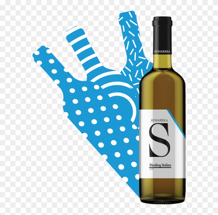 Italian Riesling - Wine Bottle - Full Size PNG Clipart Images Download