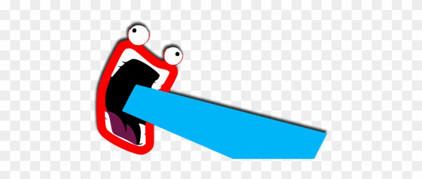 Image Of Big Mouth - Ima Firin Mah Lazer Gif - Full Size PNG Clipart ...