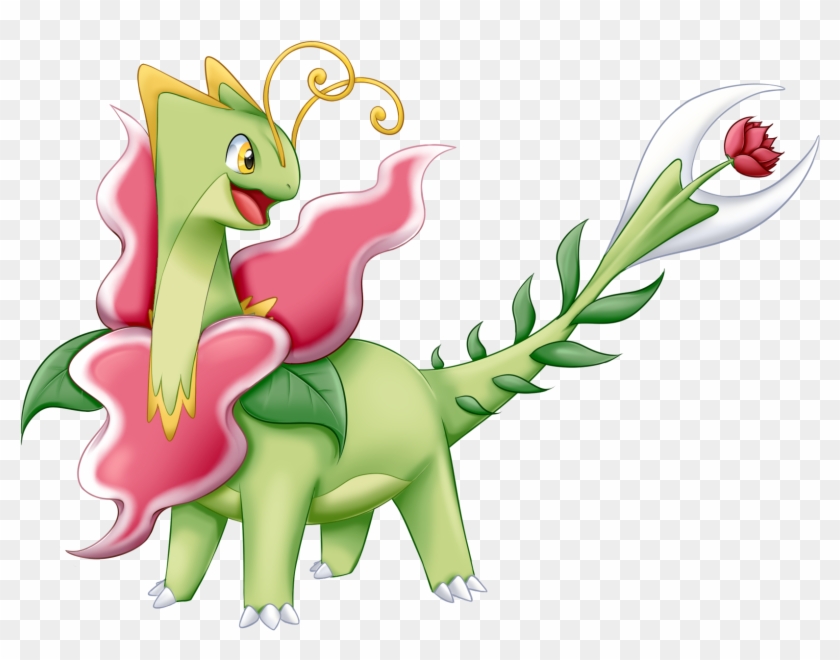 Mega Meganium Y By Autumn-dreamscape - Shiny Meganium - Full Size PNG ...