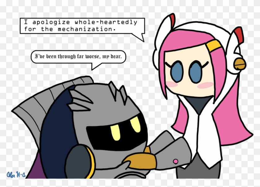 Meta X Metal By Rosalinassoulmate - Meta Knight X Susie - Full Size PNG ...