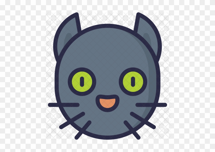 Black Cat Icon - Illustration - Free Transparent PNG Clipart Images ...