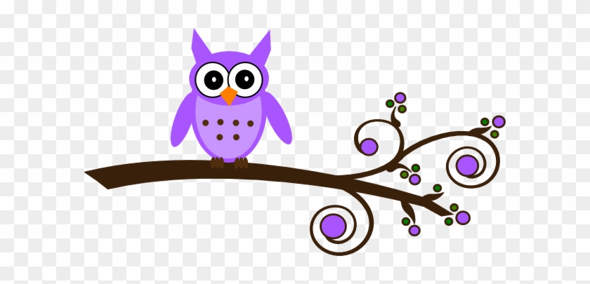 Purple Owl Clip Art