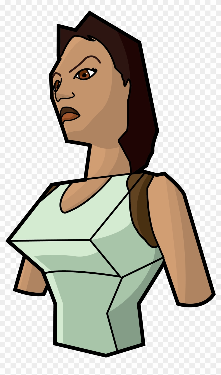 Lara Croft Vector Artwork - Vector Graphics - Full Size PNG Clipart ...