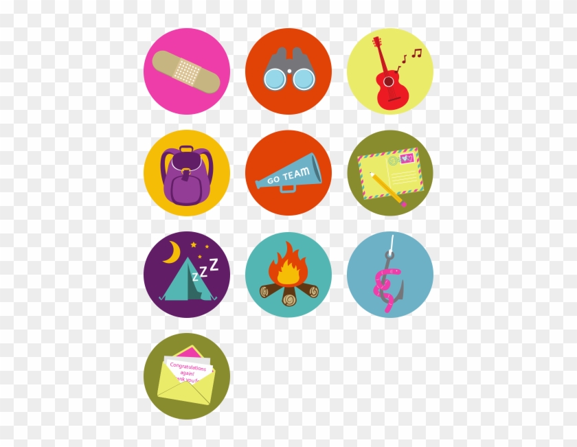 Search - Brand Camp Badges Icon Set - Full Size PNG Clipart Images Download