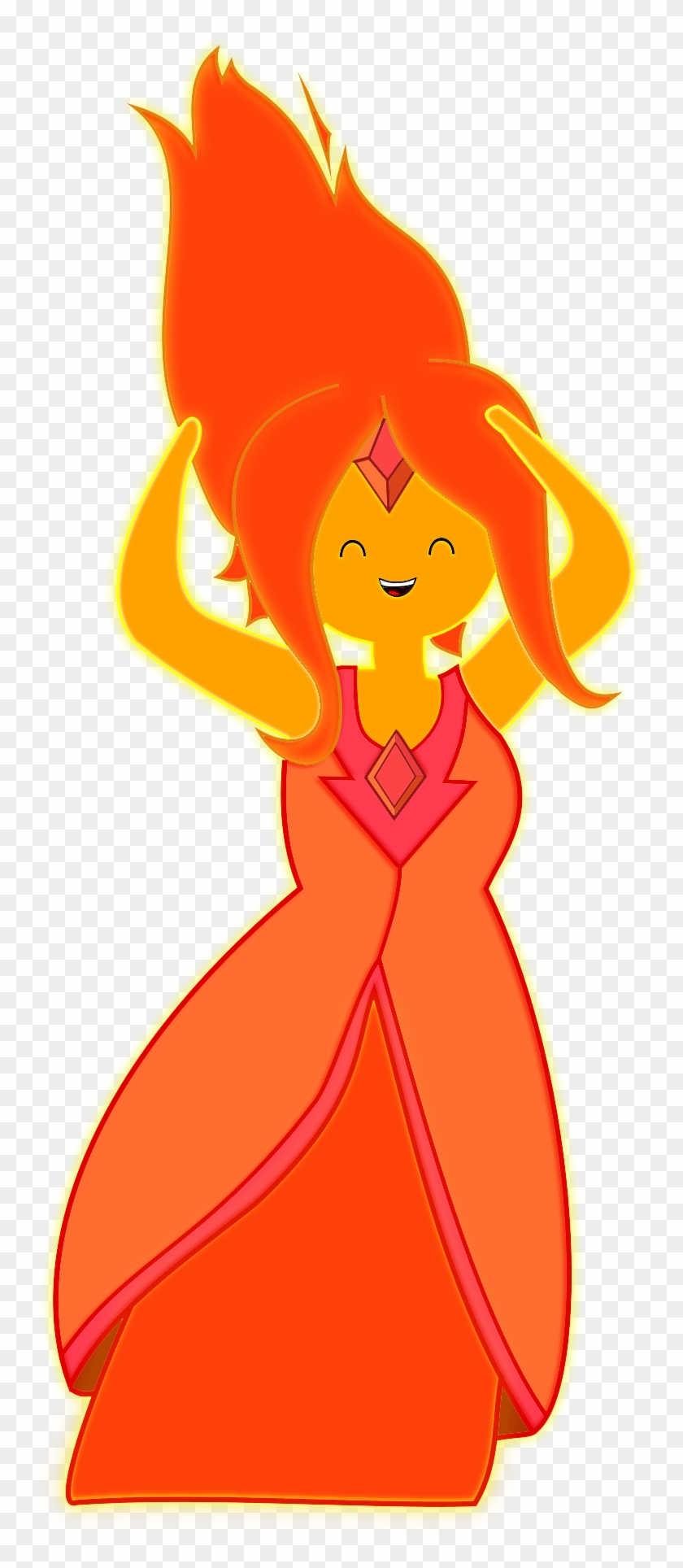 Flame Princess Carmelldansen Vector By Advenimetime - Flame Princess ...
