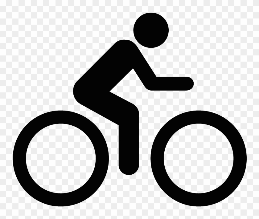 Bicycle Road Cycling Icon - Person On Bike Diagram - Full Size PNG ...