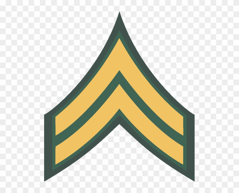 Corporal Insignia - Army Sergeant Rank - Full Size PNG Clipart Images ...