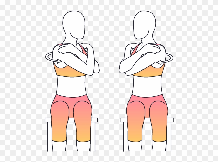 Begin Sitting In A Chair With Your Arms Crossed - Physera - Full Size ...