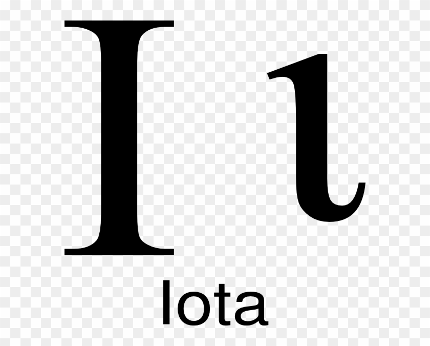 Iota Symbol In Math - Full Size PNG Clipart Images Download