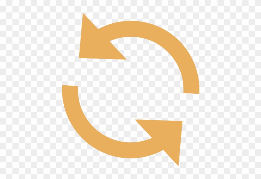 Anticlockwise Downwards And Upwards Open Circle Arrows - Android ...