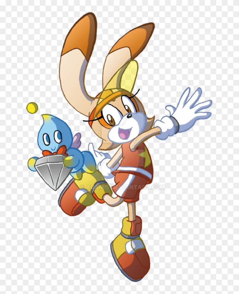 Cream By Thepandamis - Cream The Rabbit Sonic Riders - Full Size PNG ...