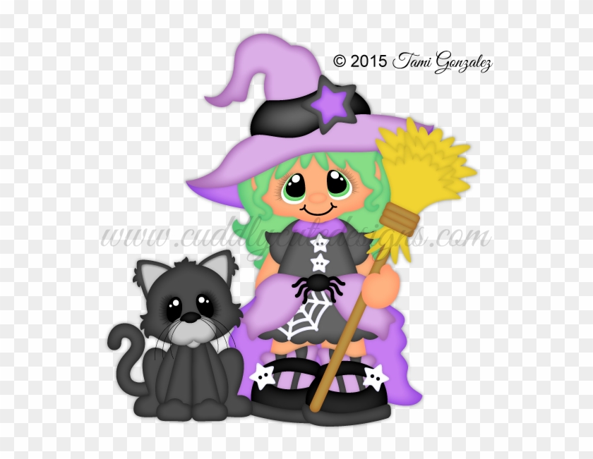 Spooky Cutie - Witch - Witchcraft - Full Size PNG Clipart Images Download