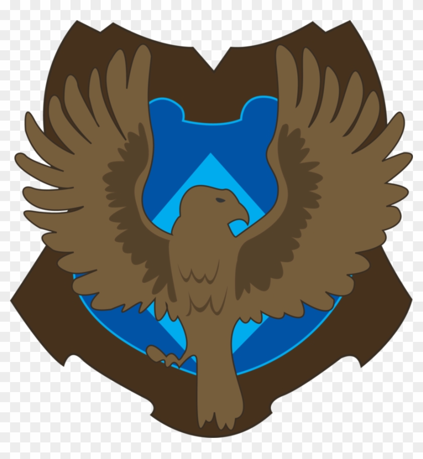 Ravenclaw Crest By Jendrawsit - Ravenclaw Eagle Vector - Full Size PNG ...