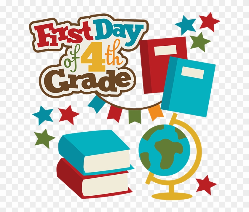 First Day Of 4rd Grade Svg - First Day Of School 4th Grade - Full Size ...