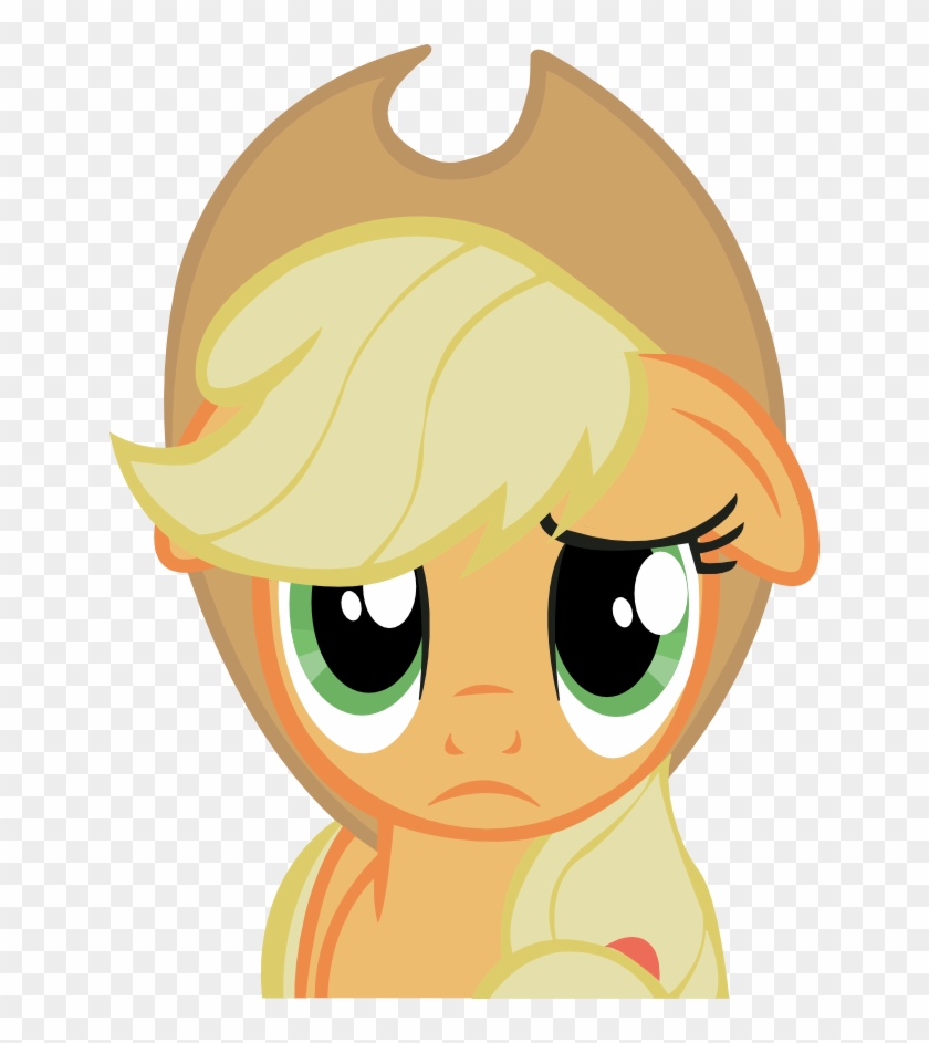 Applejack Vector By A01421-d4hopsi - Apple Jack Sad Face - Full Size ...