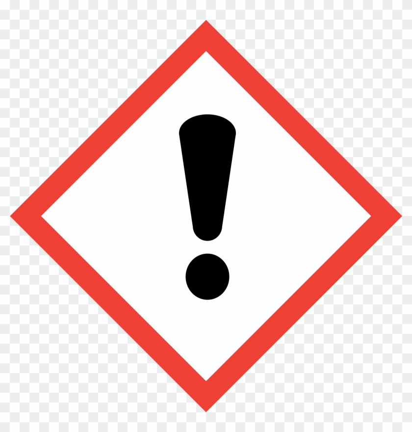 Extremely Flammable Aerosol - Exclamation Mark Pictogram - Full Size ...