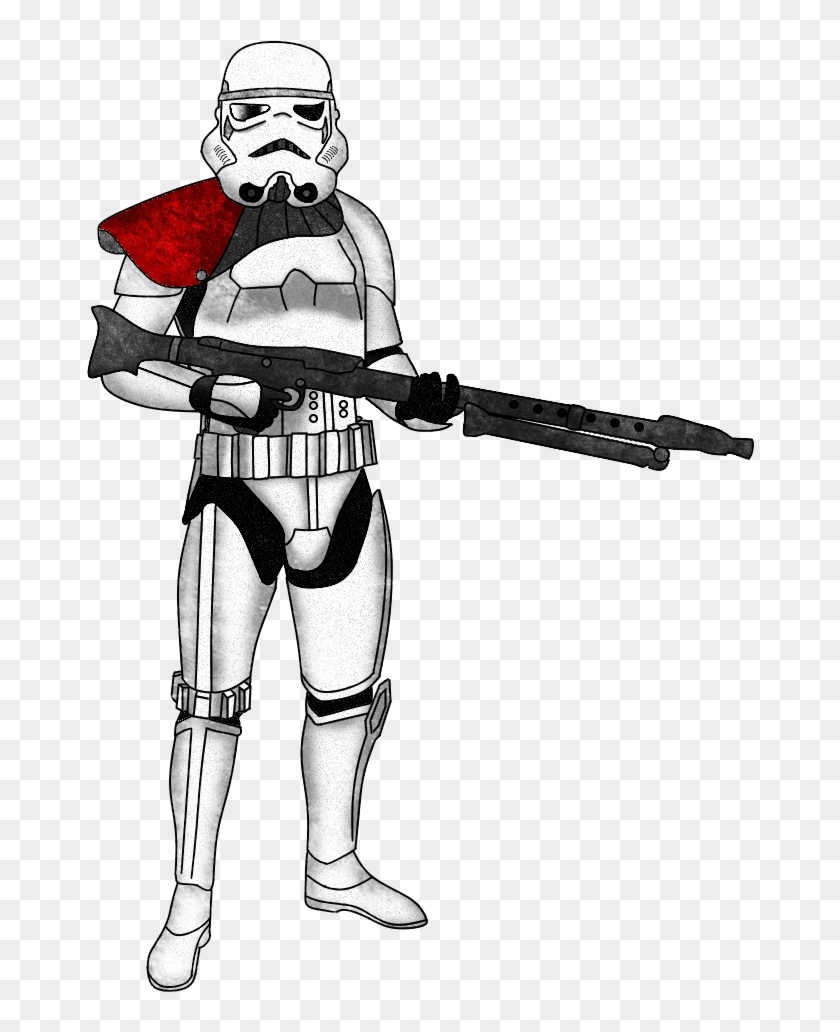 Stormtrooper Commander, Red Pauldron - Stormtrooper Red Commander ...