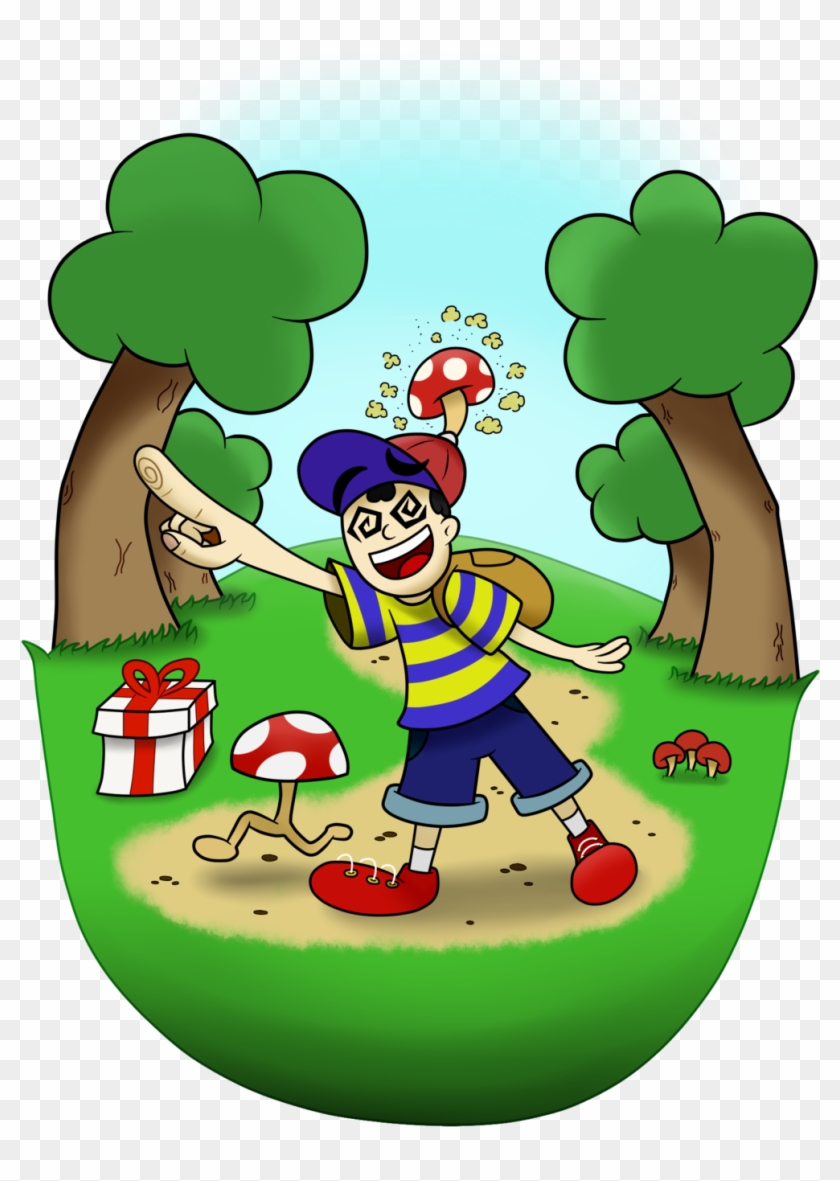 Ness Is Feeling Funky By Fawful92 - Cartoon - Free Transparent PNG ...