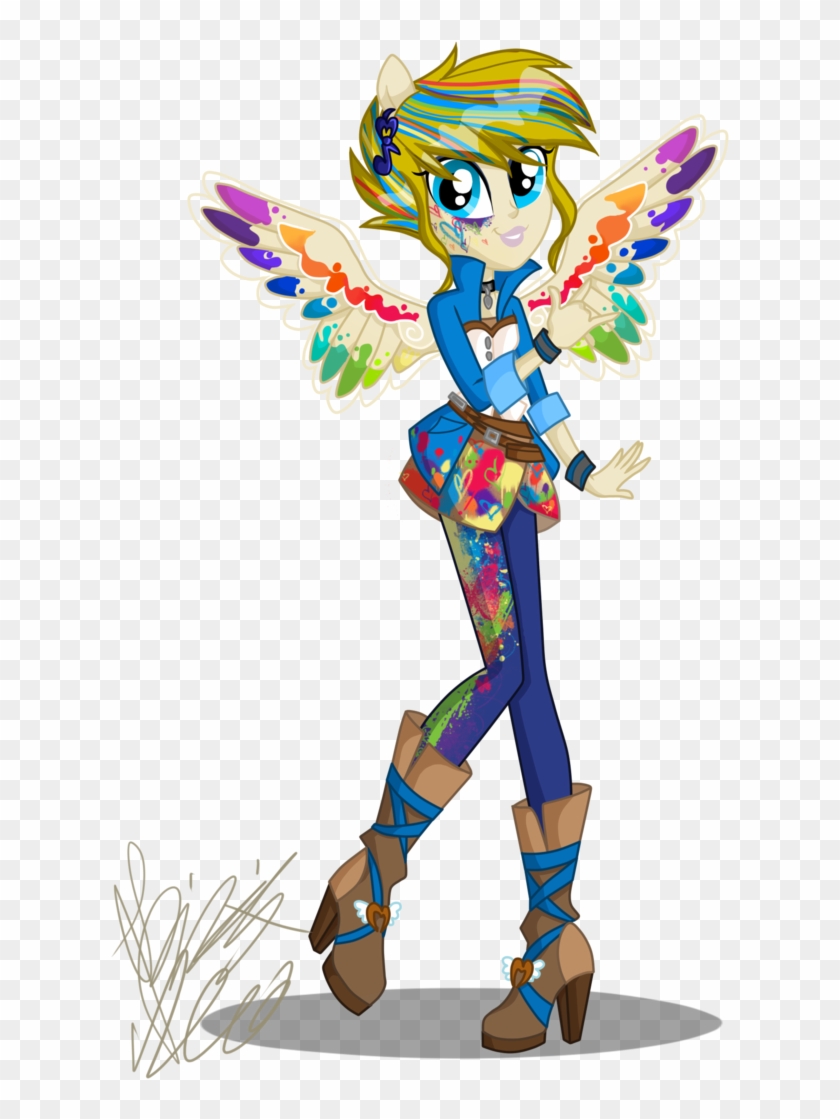 Eg Rockin Hairstyle Creative Spirit By 2-lettdodd - Equestria Girls ...