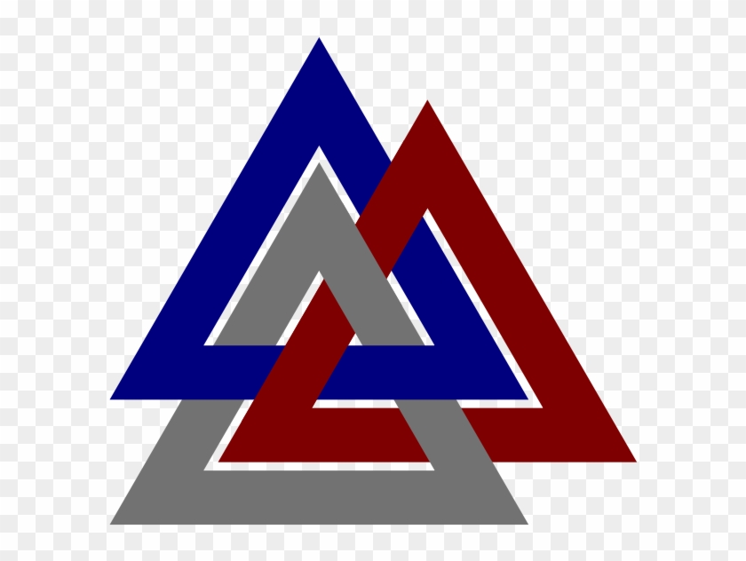 Tricursal - Valknut Symbol - Full Size PNG Clipart Images Download