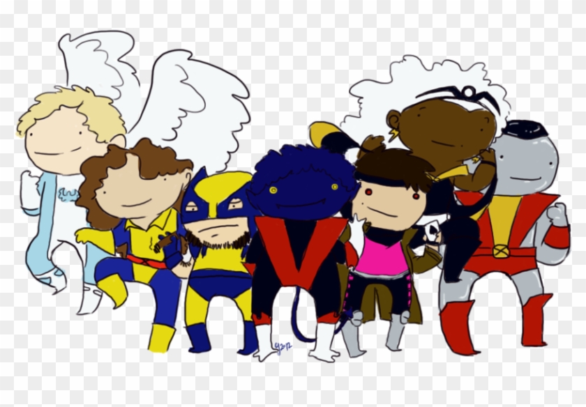 Stupid Little Fat X-men By Illustratedjai - Cartoon - Full Size PNG ...