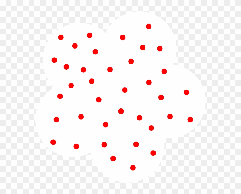 Black And White Polka Dot Page Border Clip Art - Polka Dot Flower ...